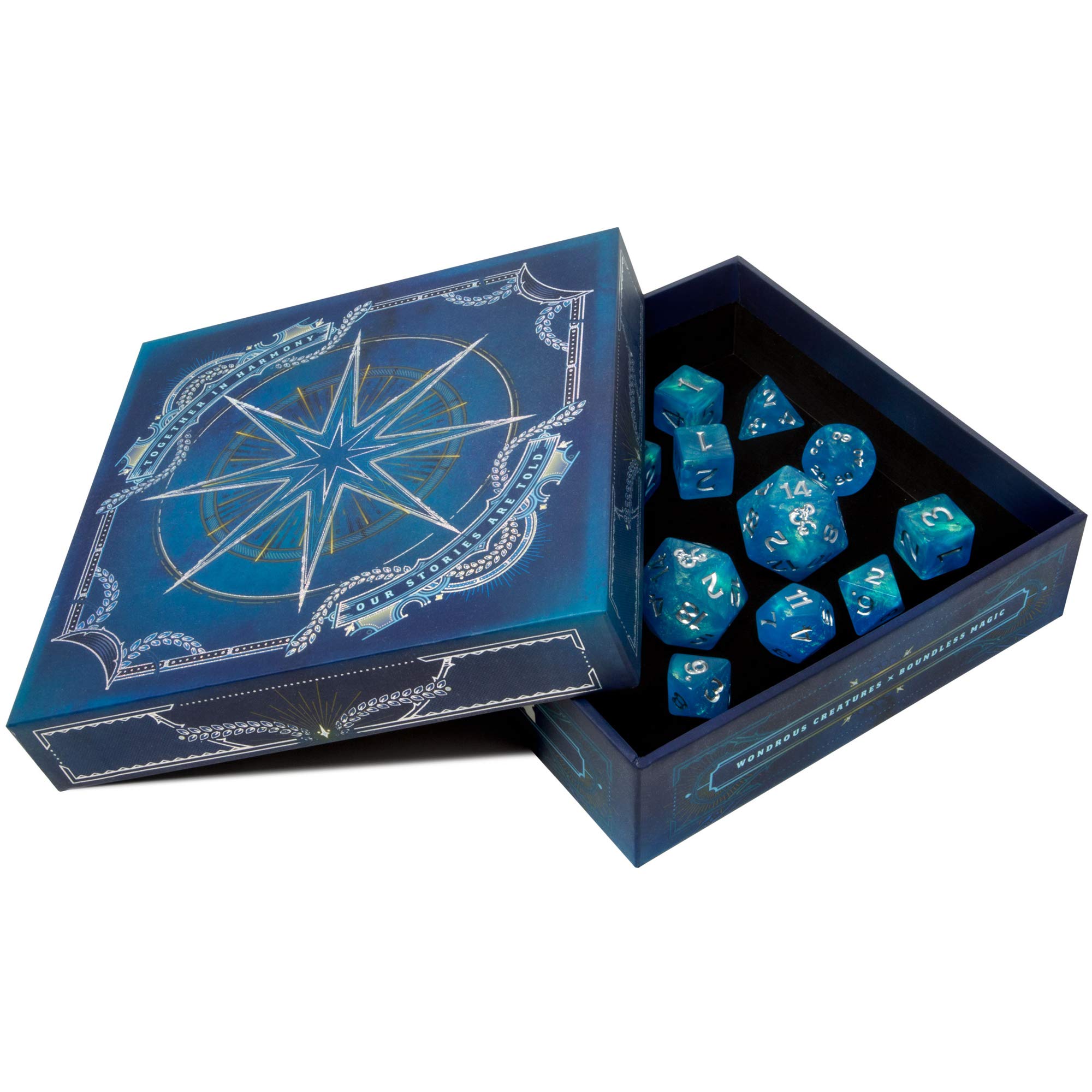 D&D „Laeral Silverhand’s Explorer’s Kit” Zestaw Kości RPG + Akcesoria ...