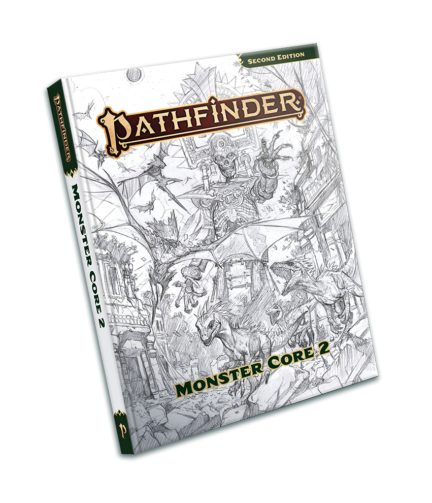 Pathfinder 2nd Edition: Monster Core 2 – Sketch Cover Edition ...